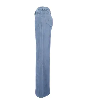 Ermanno Scervino Corduroy-effect Wide-leg Trousers
