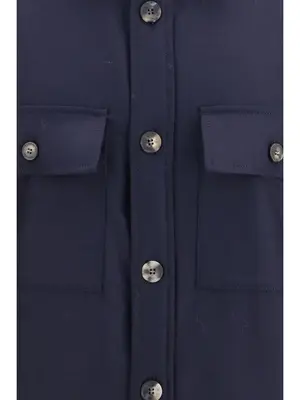 Jacob Cohen Faux Fur Lined Shirt Jacket