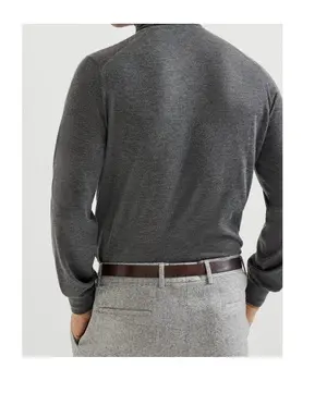Brunello Cucinelli Roll-neck Long Sleeved Top - Black