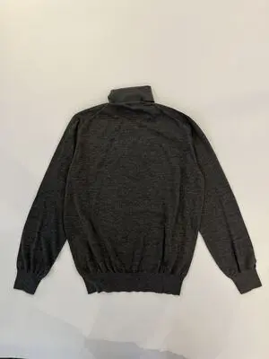Brunello Cucinelli Roll-neck Long Sleeved Top - Black