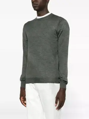 BARBA NAPOLI Crew-neck Long-sleeve Sweater
