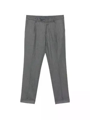 BARBA NAPOLI Virgin Wool Trousers - Grey