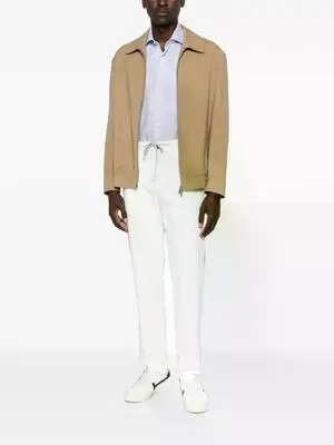 BARBA NAPOLI Vertical-stripe Long-sleeve Shirt