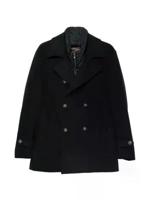 BARBA NAPOLI Double-breasted Peacoat - Blue