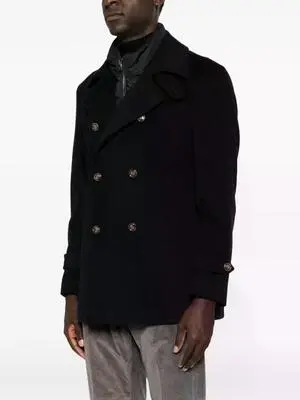 BARBA NAPOLI Double-breasted Peacoat