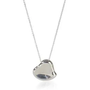 Tiffany & Co. Sterling Silver Elsa Peretti Full Heart Pendant Necklace - Sterling_silver