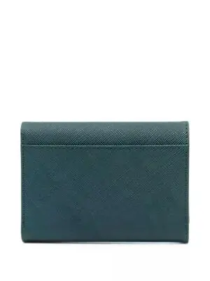 AGNES B. Leather Fold Wallet