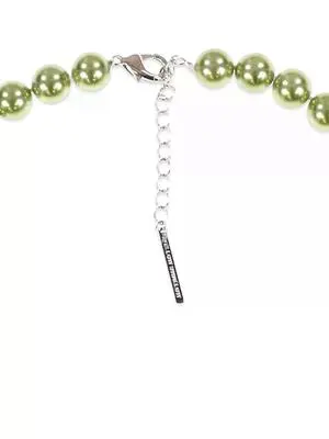 YELLOWSWALLOW Deep Pearl Necklaces - Green