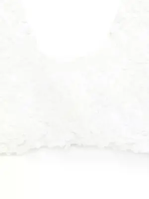 ENFOLD Sequin-embellished Cropped Top