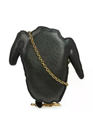 LOUIS VUITTON 2018 Pochette Dog Face Cross Body Bag - Black