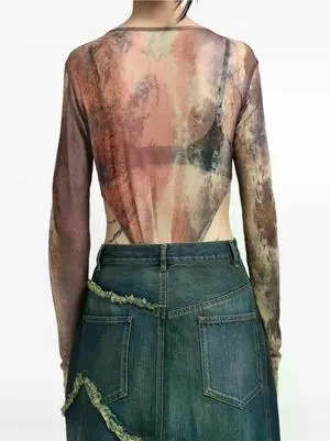 VIVAMUS Tie-dye Bodysuit