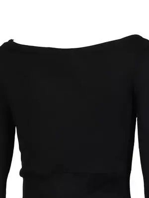BOHEMSEO Twisted Ribbed Blouse