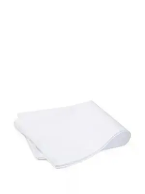 BOSS Plain Pocket Square - White