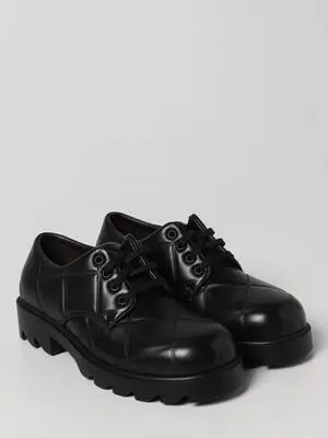 Bottega Veneta Strut Grid Lace-up Shoes