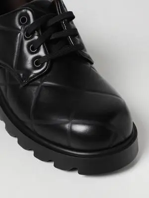 Bottega Veneta Strut Grid Lace-up Shoes