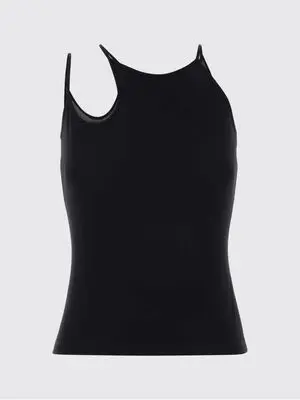 Alexander McQueen Cut-out Viscose Top With Off-the-shoulder Design