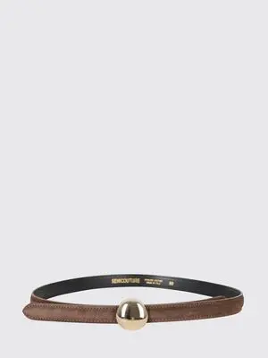 SEMICOUTURE Leather Belt - Brown