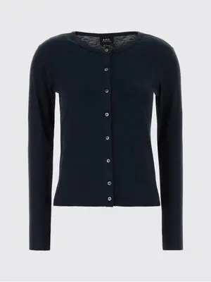 A.p.c. Slim Fit Organic Cotton Crew Neck Cardigan