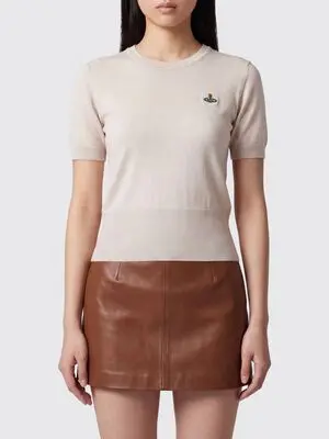 VIVIENNE WESTWOOD VIVIENNE WESTWOOD Wool Slim Fit Sweater Beige