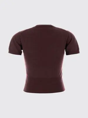VIVIENNE WESTWOOD Wool Slim Fit Short-sleeved Sweater - Violet