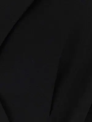 LANVIN Double-breasted Pure Wool Blazer With Padded Shoulders And Peak Lapels