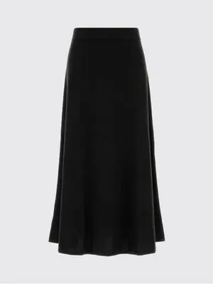 LISA YANG Knit Cashmere Midi Skirt With An Elasticated High Waist