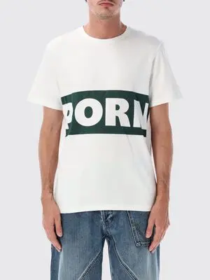 JW Anderson Logo Print Crew Neck Cotton T-shirt - Green