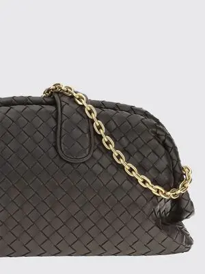 Bottega Veneta Lauren 1980 Intrecciato Lambskin Clutch With Strap - Coffee