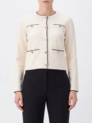 Tory Burch Wool Cardigan - Ivory