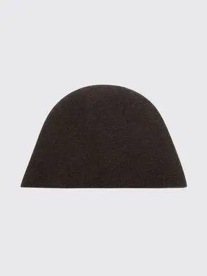 UMA WANG Minimalist Pure Cashmere Beanie Hat With A Refined Finish - Brown
