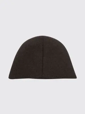 UMA WANG Minimalist Pure Cashmere Beanie Hat With A Refined Finish - Brown