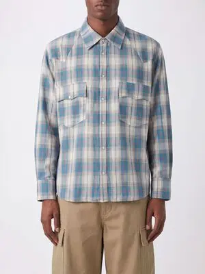 FOUND Long-sleeved Check Cotton Shirt With Patch Pockets