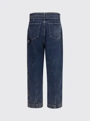 Giorgio Armani High-waisted Wide-leg Jeans In Cotton Denim