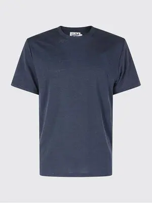 MC2 SAINT BARTH Crew-neck Short-sleeved T-shirt In Pure Linen
