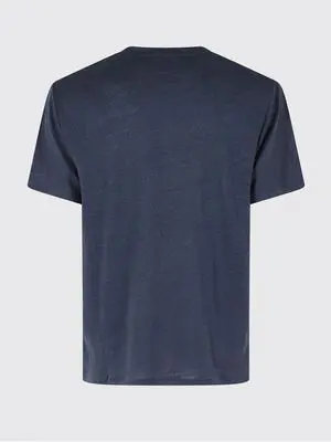 MC2 SAINT BARTH Crew-neck Short-sleeved T-shirt In Pure Linen