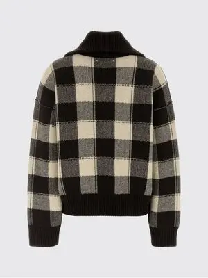 GOLDEN GOOSE Chequered Wool Cardigan With Zip Closure