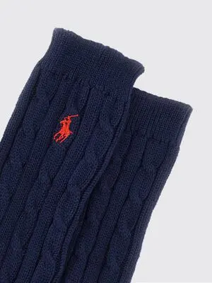 Polo Ralph Lauren Ribbed Cotton-blend Socks