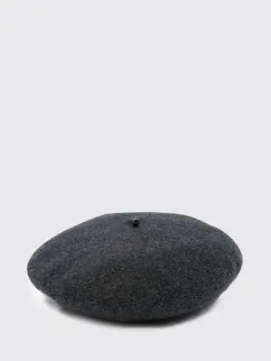 Brunello Cucinelli Wool Felt Beret - Black