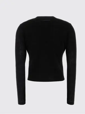 Tory Burch Ribbed Viscose Blend V-neck Cardigan With A Slim Fit