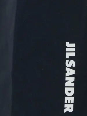 JIL SANDER Long Sleeve Cotton T-shirt - Blue