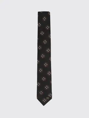 Valentino Garavani Pure Silk Floral Print Tie - Black