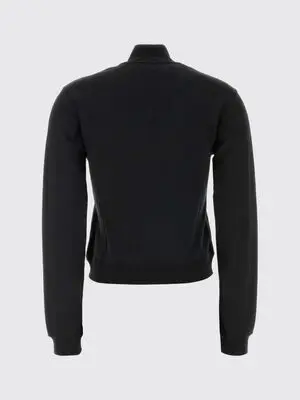 DIESEL® Slim Fit Cotton Zip-up Jumper With Turtleneck And Oval D Logo