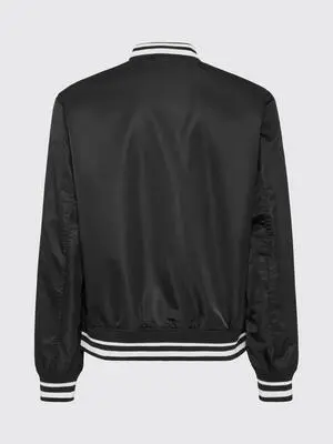 Philipp Plein Monogram-print Nylon Varsity Bomber Jacket With Logo