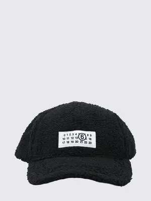 MAISON MARGIELA Shearling Baseball Cap With Numeric Logo