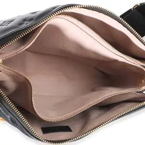 LOUIS VUITTON Monogram Embossed Coussin Pm - Black