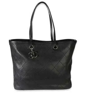 Chanel Quilted Caviar Shopping Fever Tote