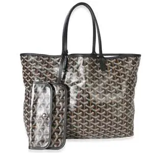 Goyard Goyardine Canvas Saint Louis Pm Tote - Black