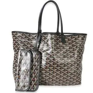 Goyard Goyardine Canvas Saint Louis Pm Tote - Black