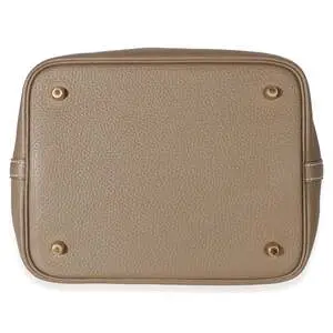 Hermès Clemence Picotin Lock Bag - Gray