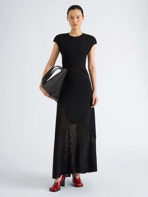 Proenza Schouler Maissa Dress In Compact Stretch Viscose
